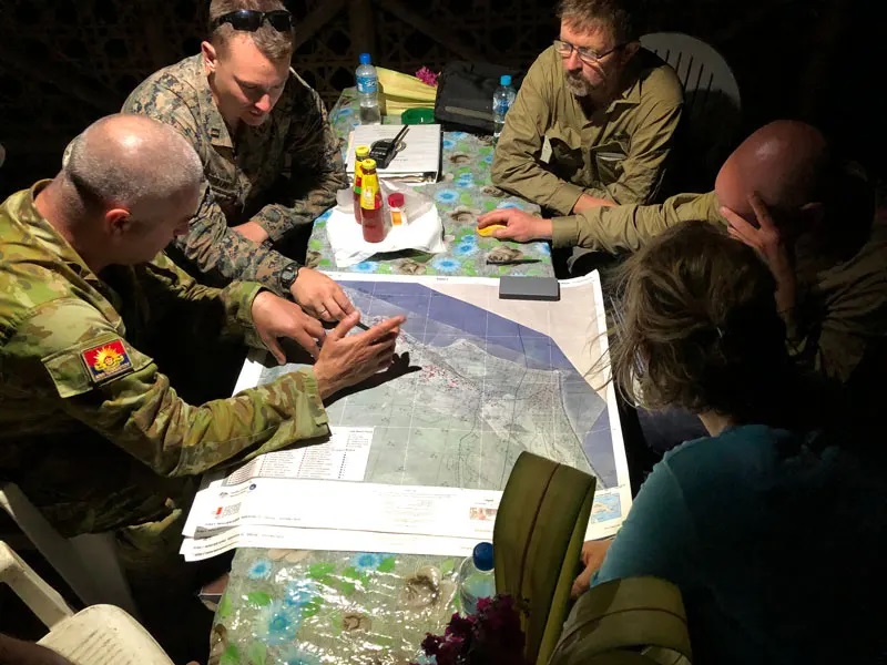 Aerial Imagery Technologies for War Casualties Mapping