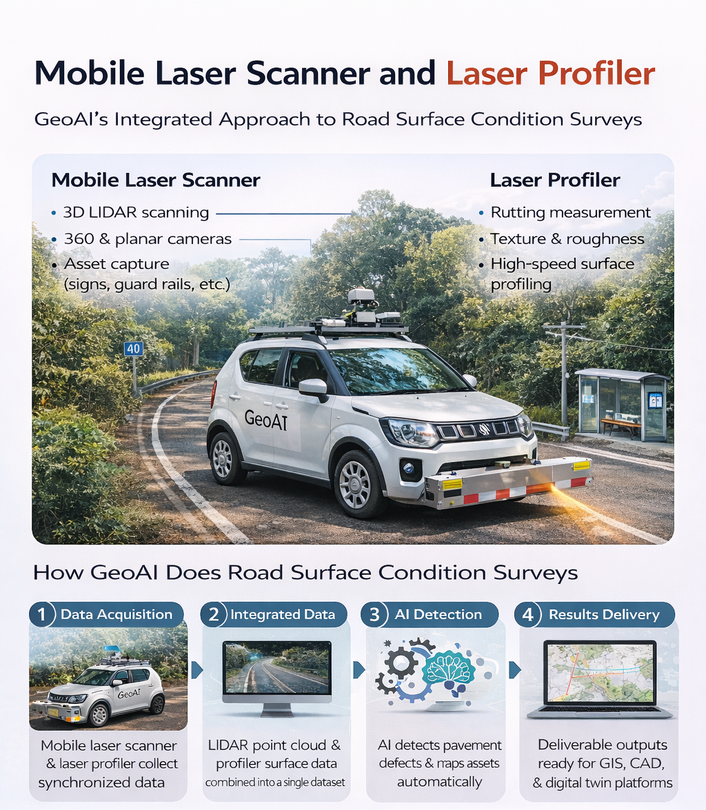 Mobile Laser Scanner and Laser Profiler: Dual Approach to Road Surface ...
